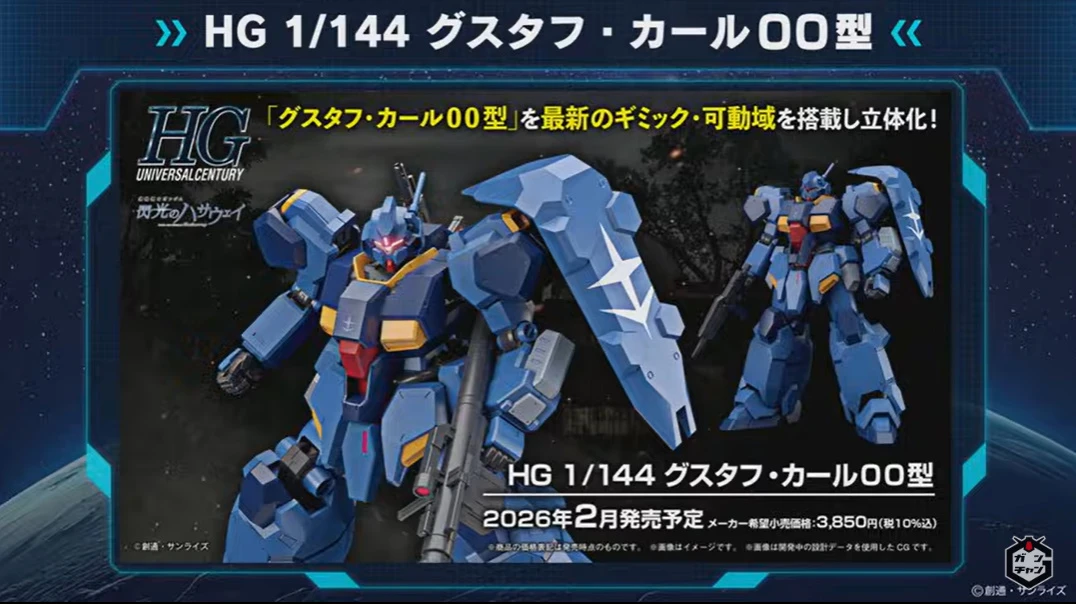 The Gustav Karl Type 00 from Gundam: Hathaway's Flash is getting a new model kit