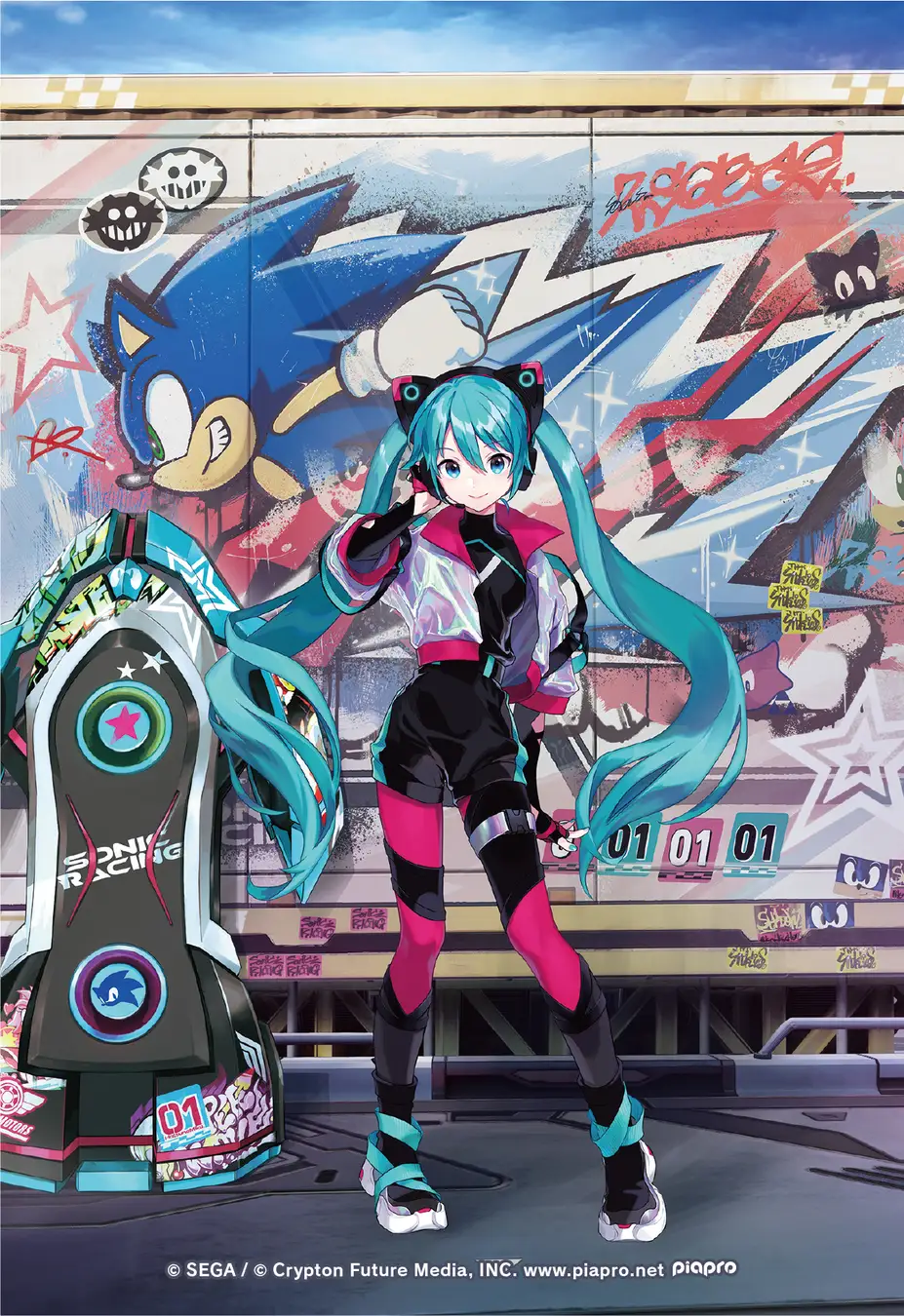 The Hatsune Miku x Sonic collab's latest song is a tribute to Shadow ...