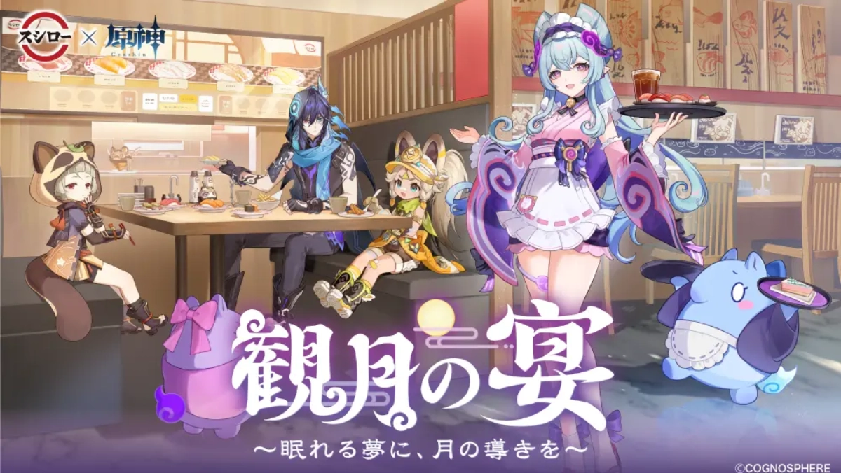 Sushiro's Genshin Impact collab returns with a second round of ...