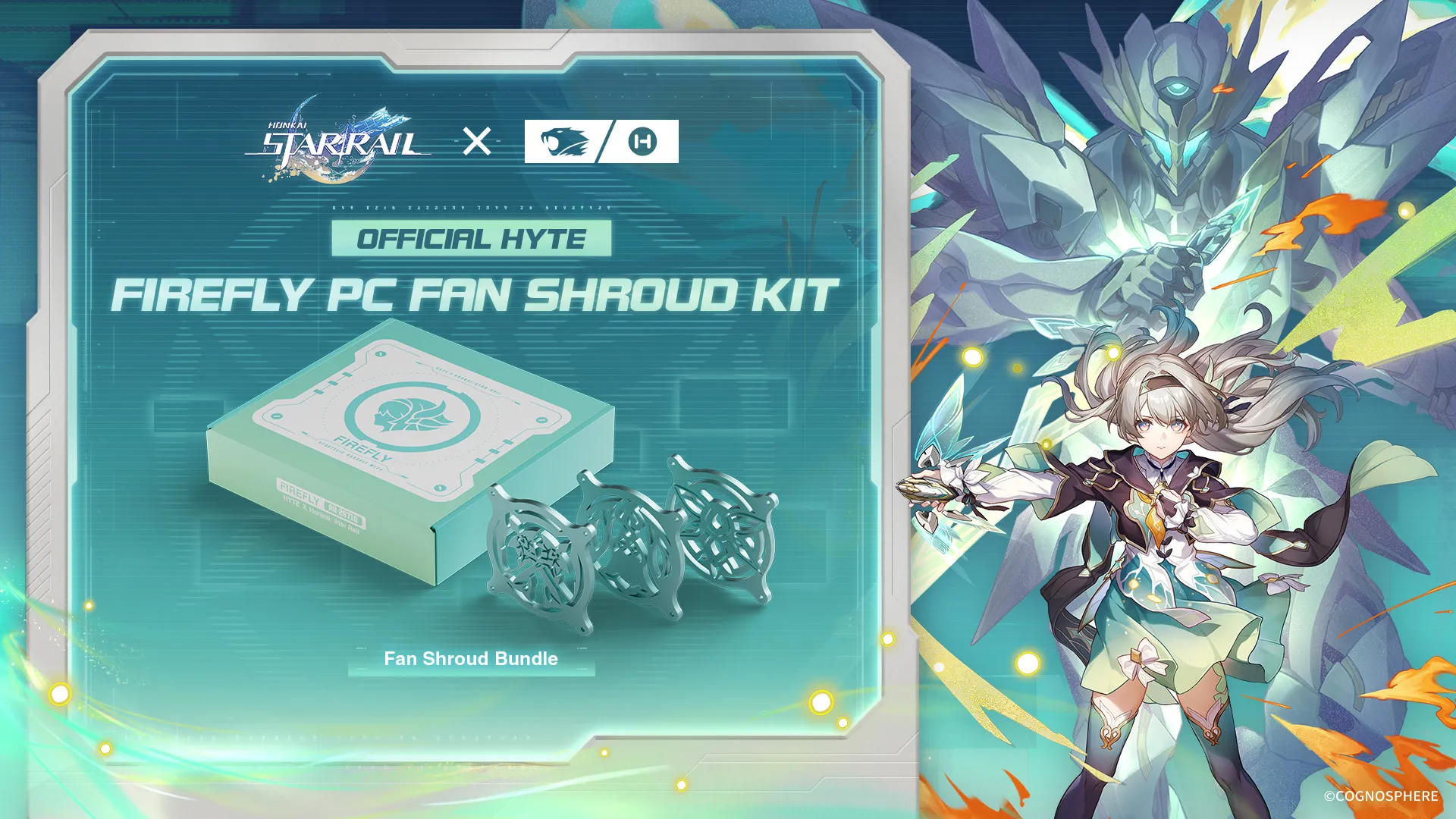 HYTE reveals new Firefly-themed Honkai: Star Rail collab PC hardware range