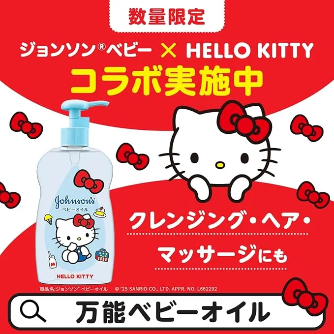 Hello Kitty and Johnson's Baby Oil announce new collaboration