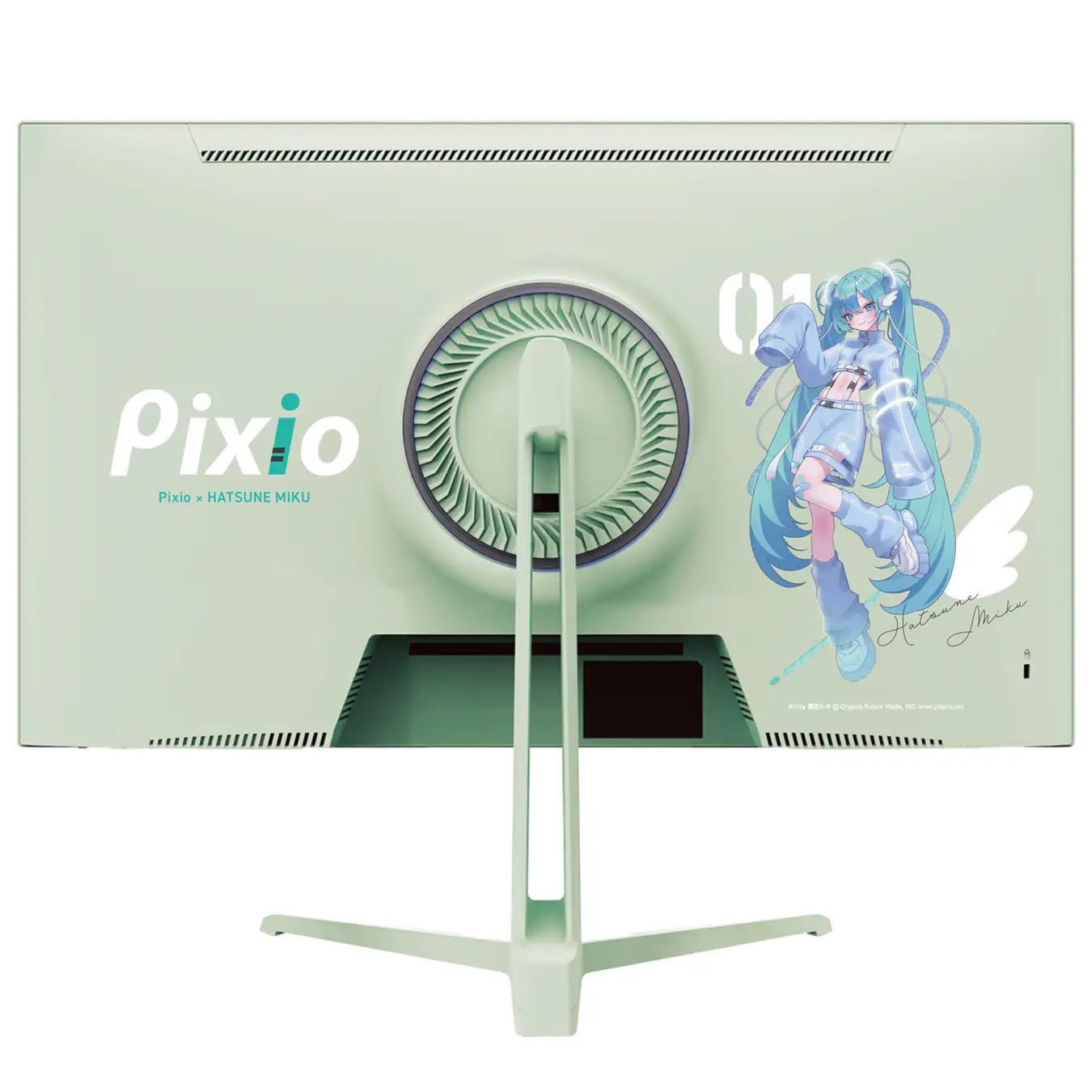 High-performance Hatsune Miku themed gaming monitor revealed by Pixio