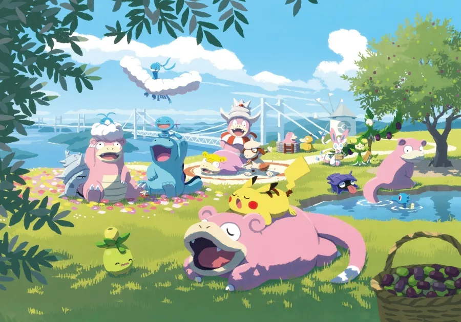 Japan's new Slowpoke themed Pokémon Center reveals exclusive merch