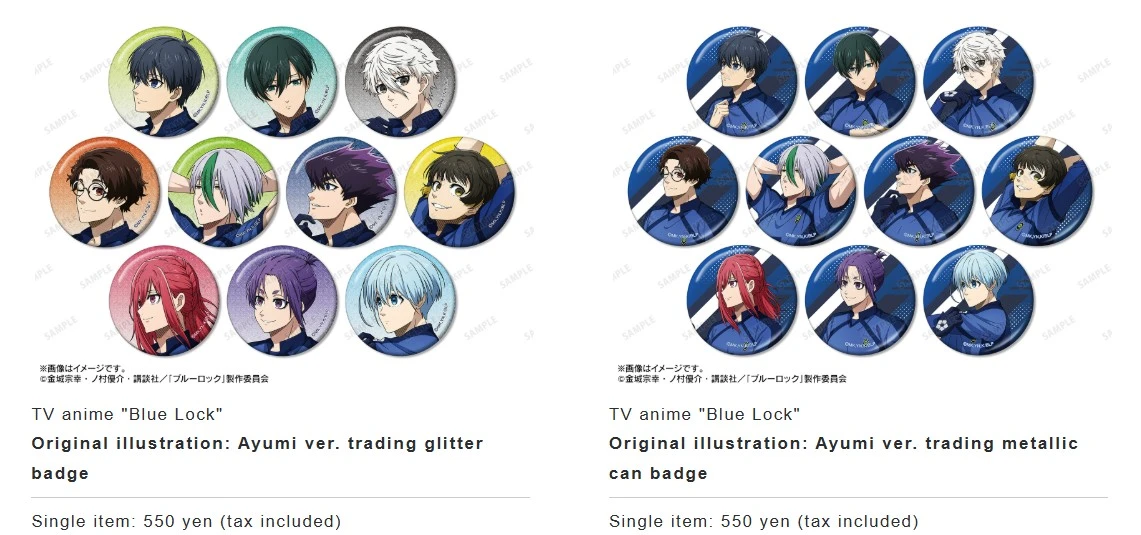 A new Blue Lock pop up shop opens in Tokyo this month