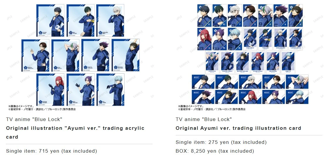 A new Blue Lock pop up shop opens in Tokyo this month