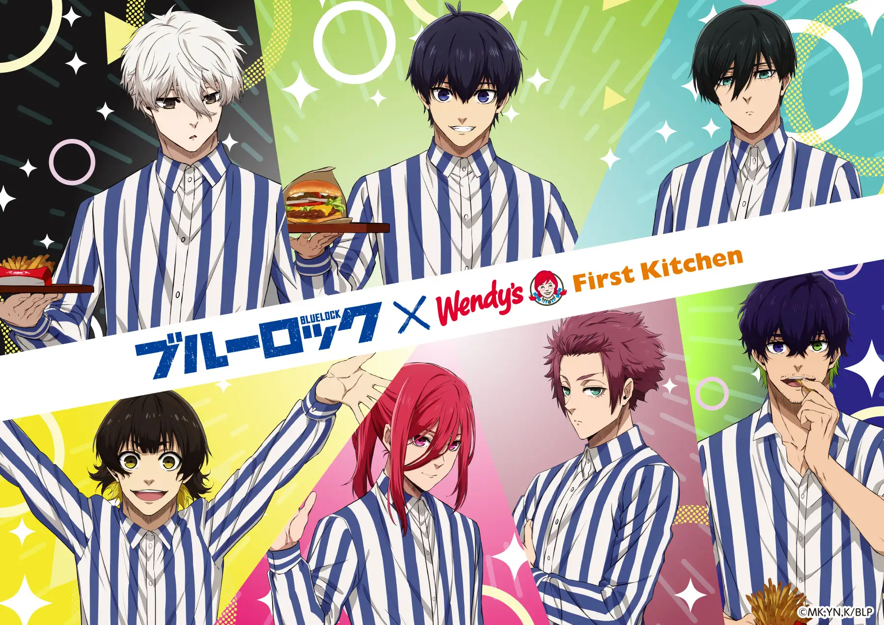 New Blue Lock x Wendy's collab reveals themed menu and exclusive merch