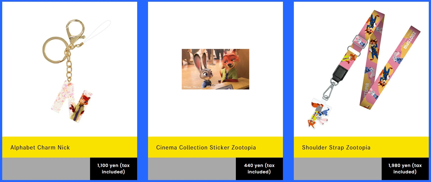 Zootopia pop up shop opens in Tokyo this November