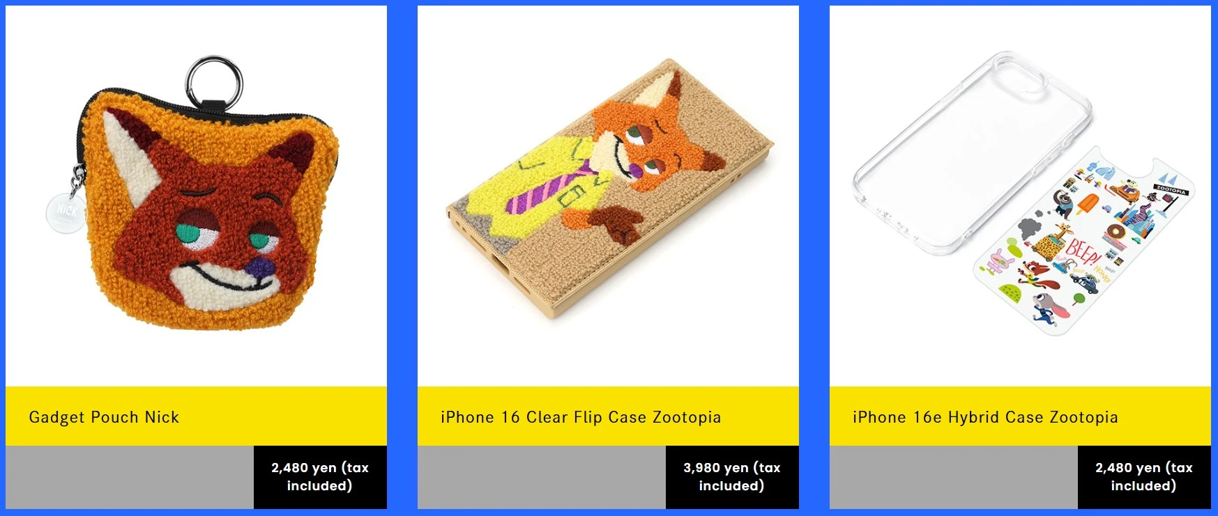 Zootopia pop up shop opens in Tokyo this November