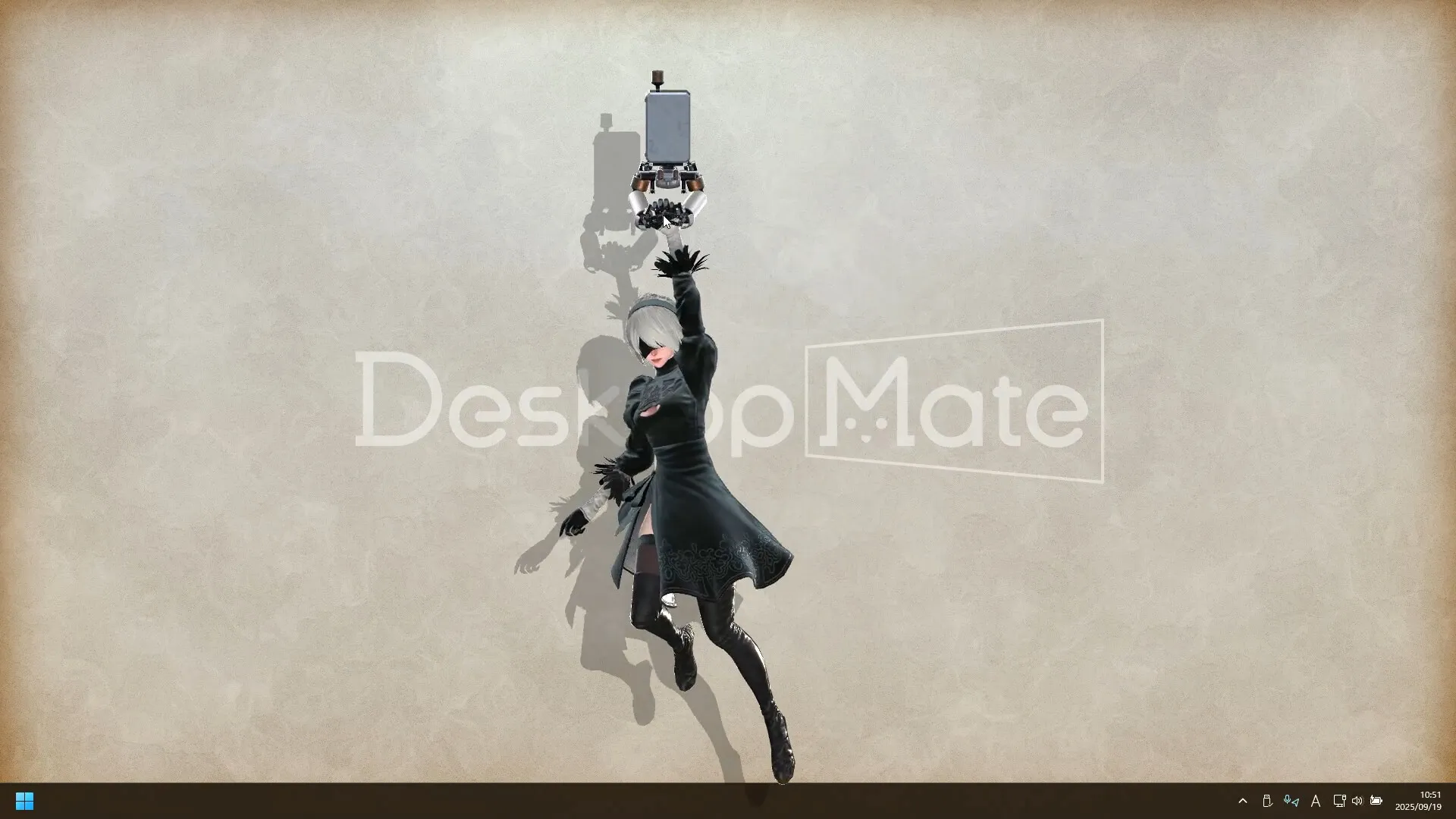 NieR:Automata's 2B is the next Desktop Mate DLC