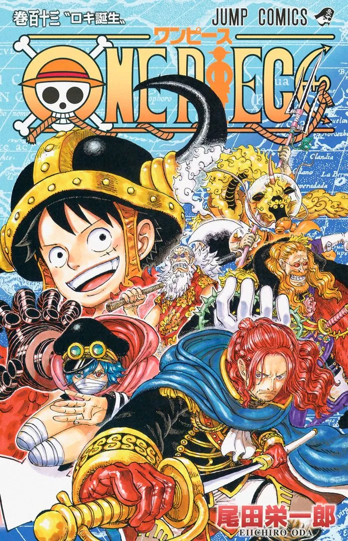 One Piece Volume 113 cover officially reveals the God's Knights' colors ...