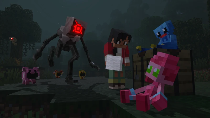 New official add-on adds Poppy Playtime's iconic characters to Minecraft