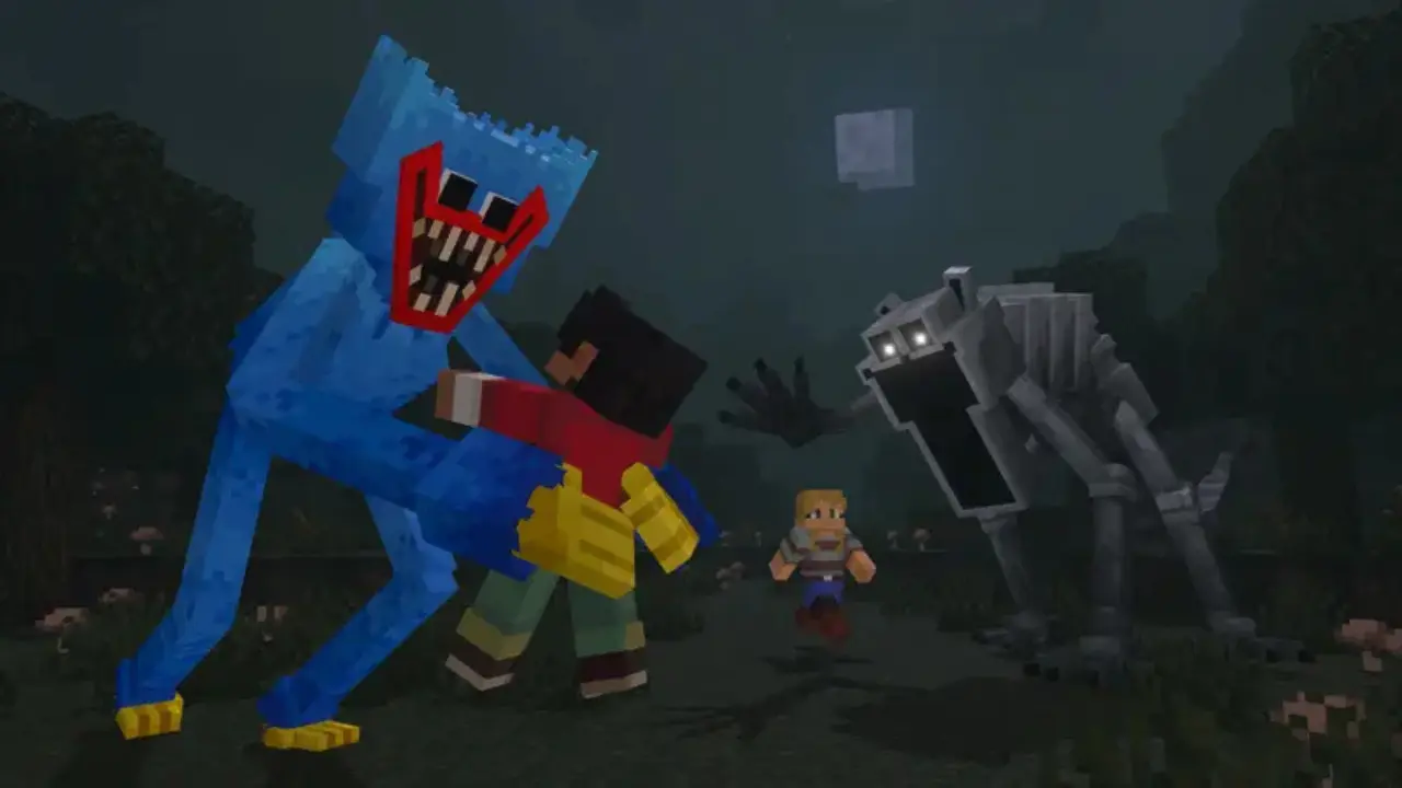 New official add-on adds Poppy Playtime's iconic characters to Minecraft