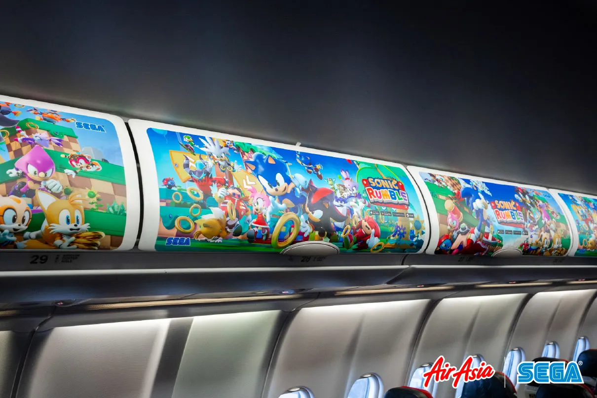 AirAsia's Sonic the Hedgehog airplane gets a makeover with brand new ...