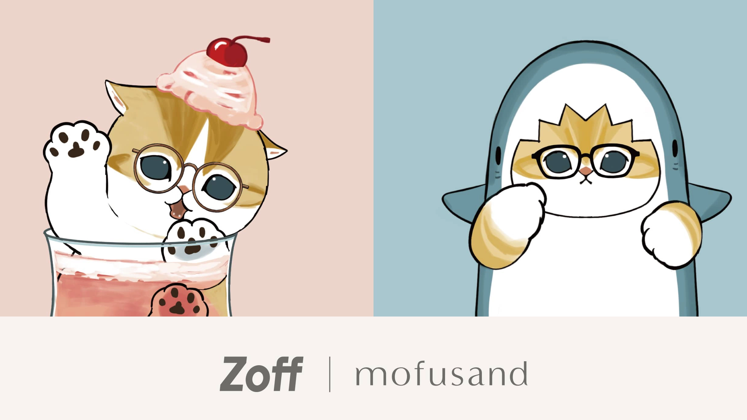 mofusand teams up with Zoff to release adorable new cat-themed glasses collection
