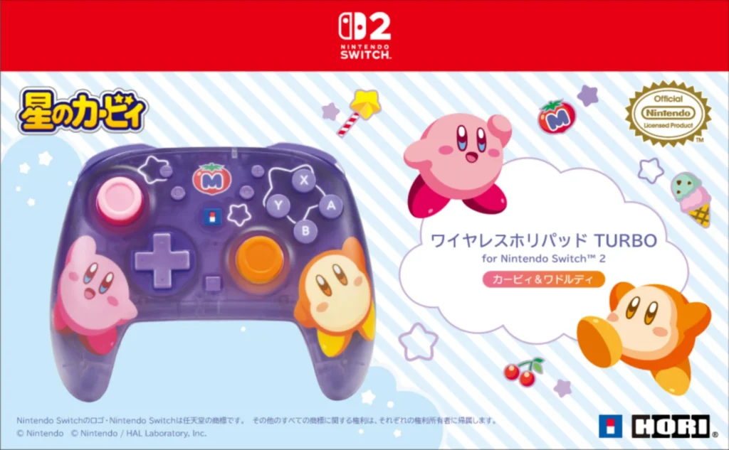 HORI reveals new Kirby controller and accessories for Nintendo Switch 2