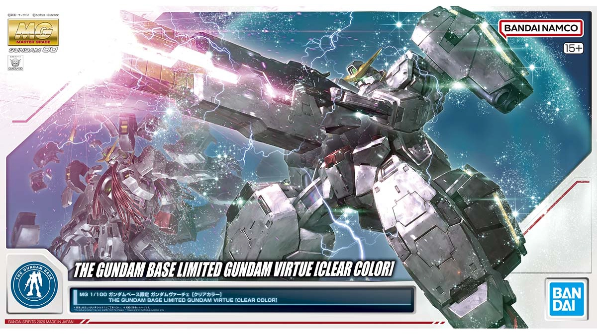 Bandai Spirits reveals Gundam Base limited "MG Gundam Virtue [Clear Color]"