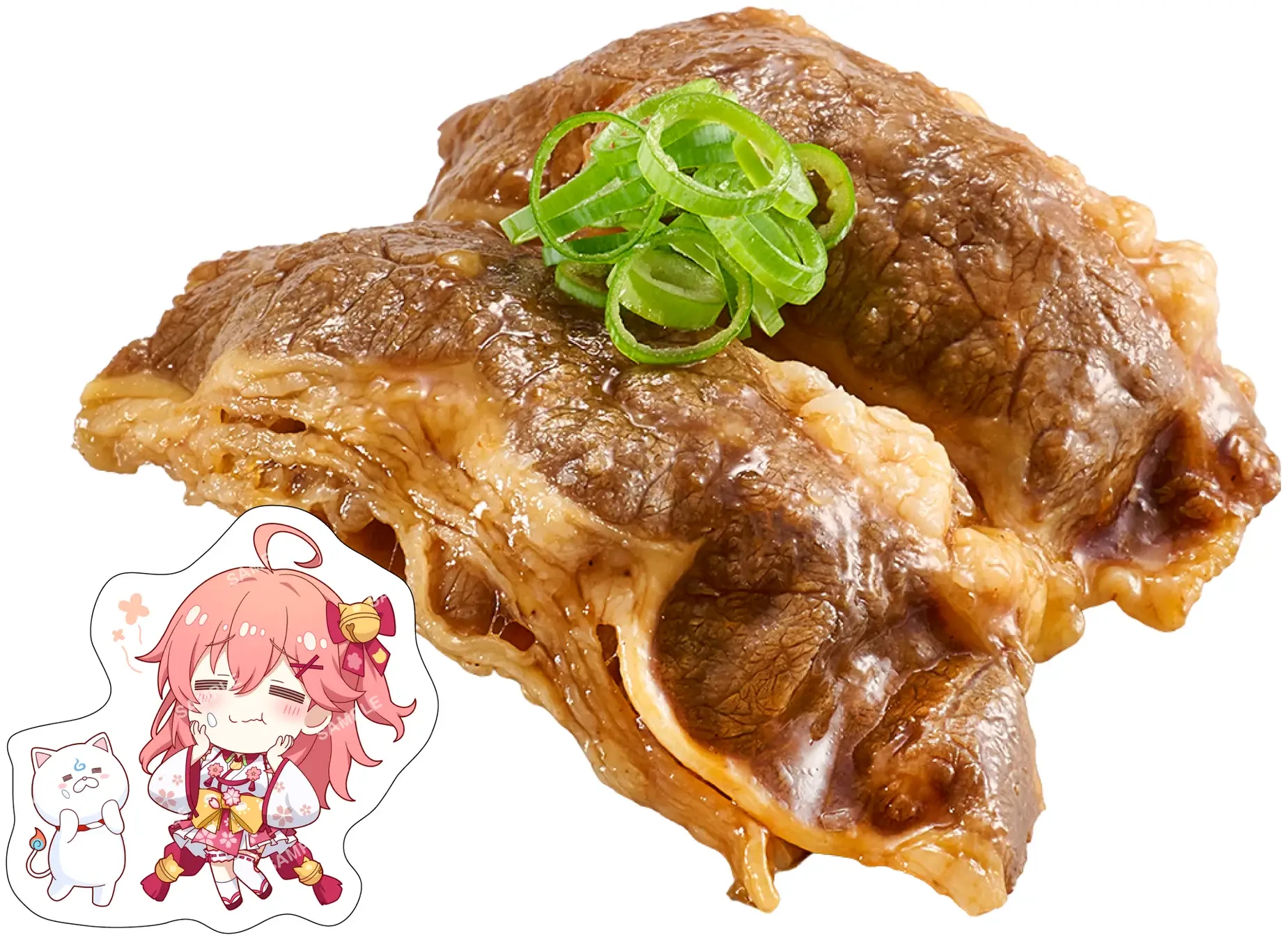 hololive's Sakura Miko announces collab with popular sushi chain Sushiro