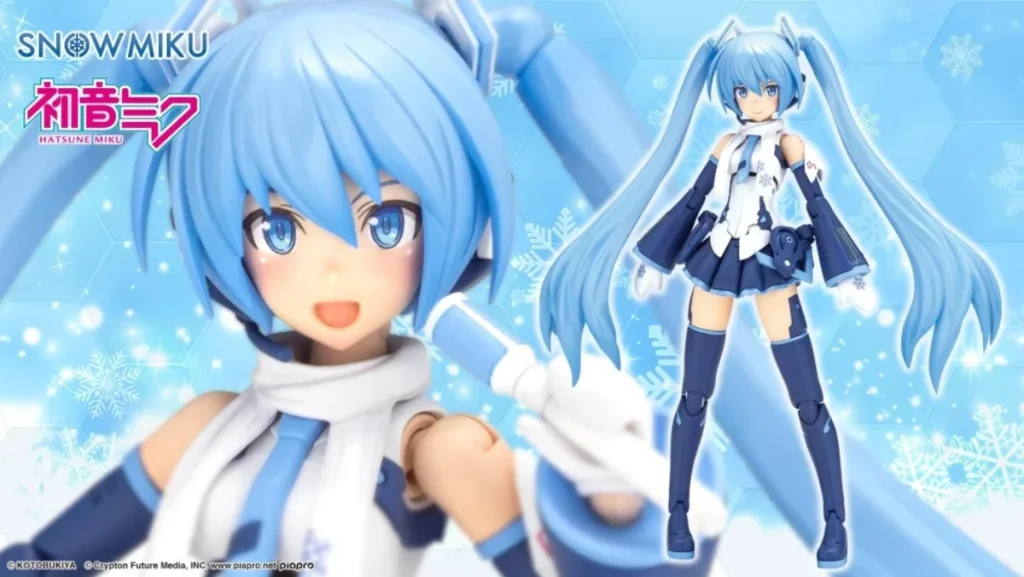 Sold-out Snow Miku model kit gets an updated re-release after 4 years