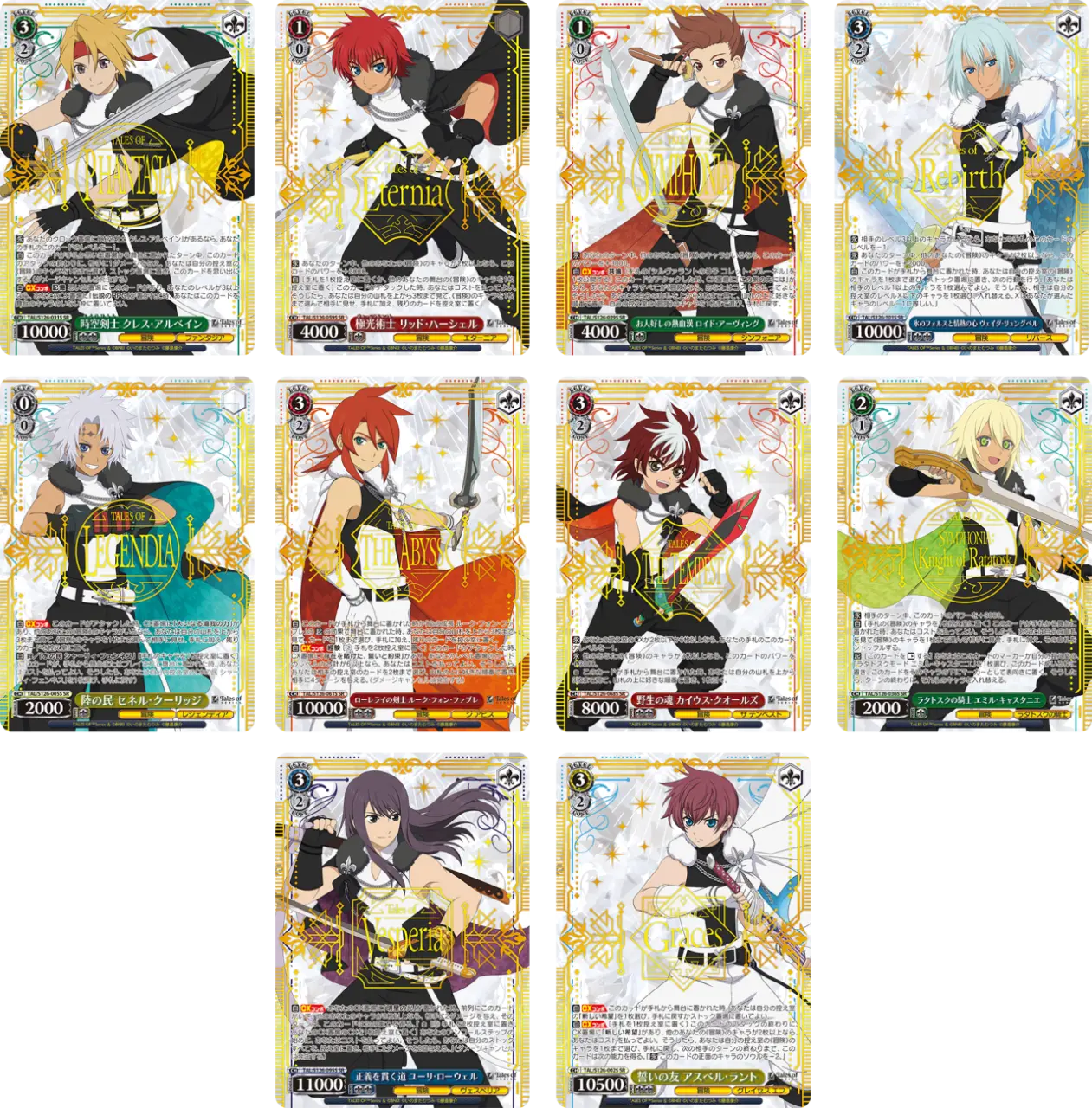 Bushiroad Adds "Tales of" Series to Weiss Schwarz TCG