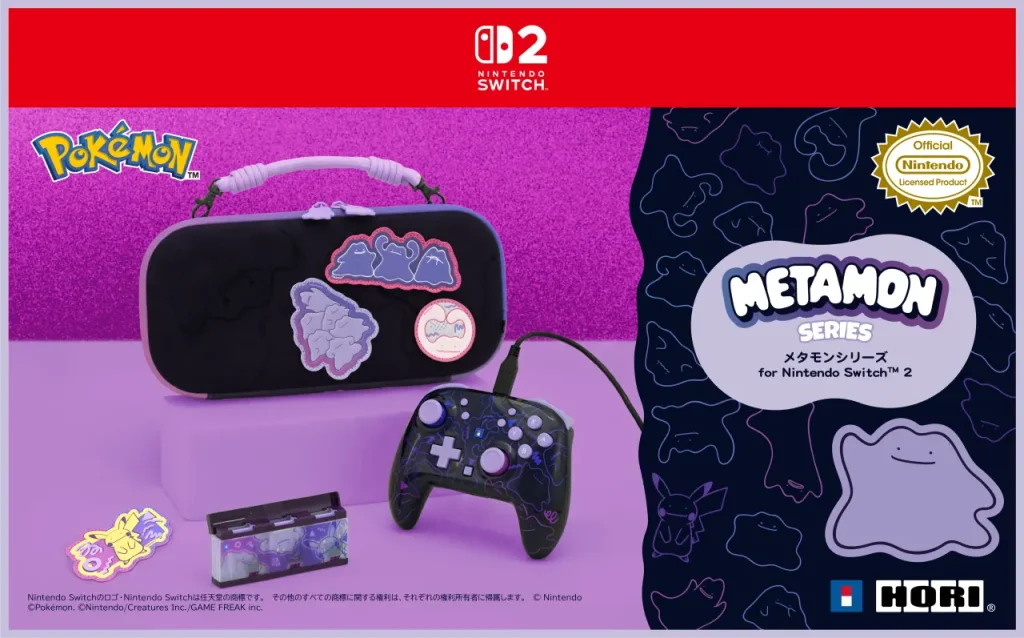 HORI Releases New Ditto-Themed Nintendo Switch 2 Accessory Collection
