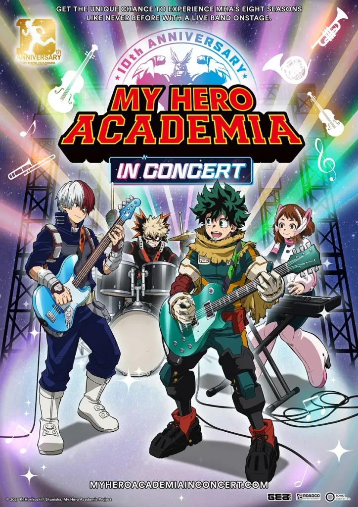 My Hero Academia in Concert Announces Massive US Tour Schedule
