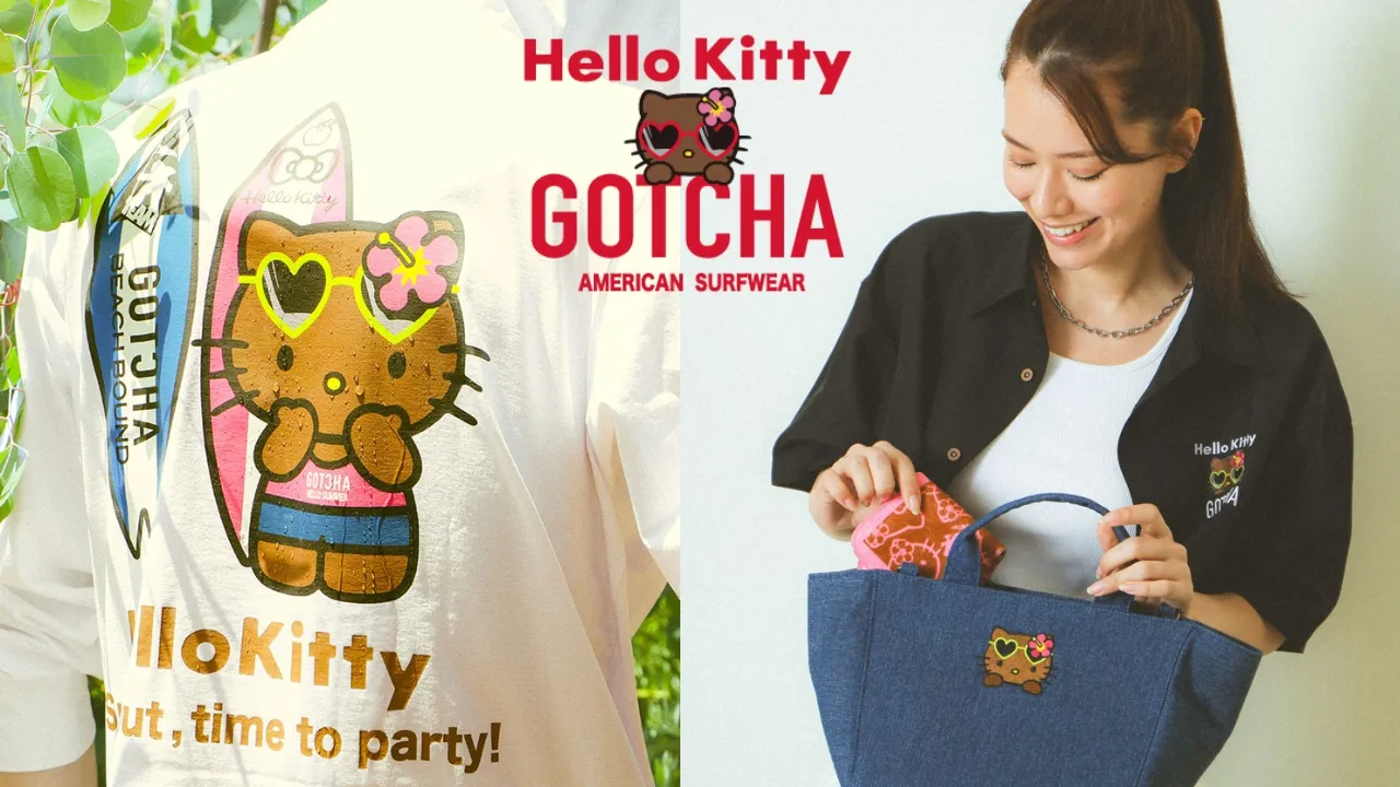 Tanned Hello Kitty Stars in Sanrio's New Surf-Inspired GOTCHA Collab ...
