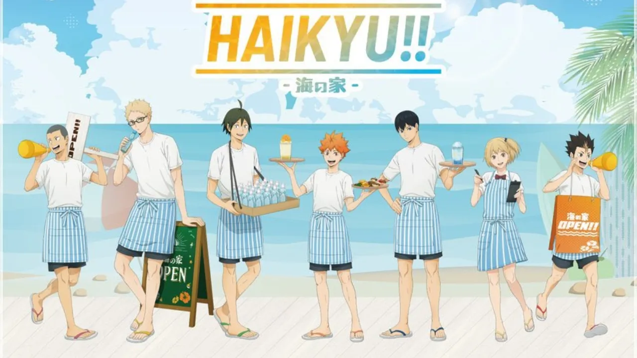 Haikyu!! Announces New Beach-Themed Sweets Paradise Collab Cafe Event