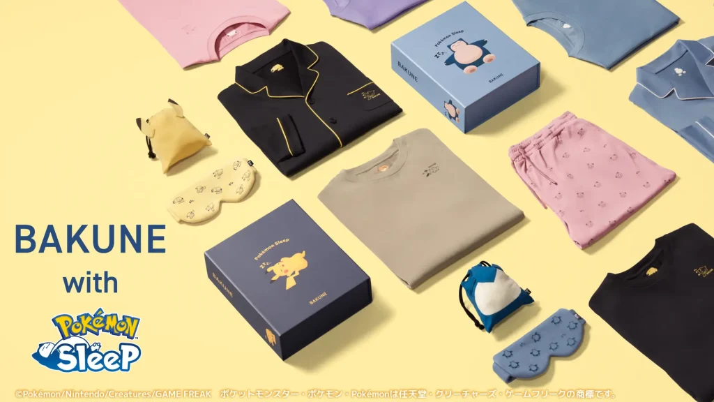 Snorlax, Pikachu and Eevee Star in Pokémon Sleep's New Official Pajama ...