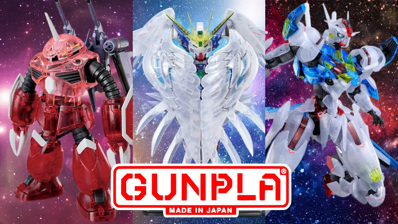 Gundam Base Reveals Three New Clear Color Gunpla Exclusives for July 2026